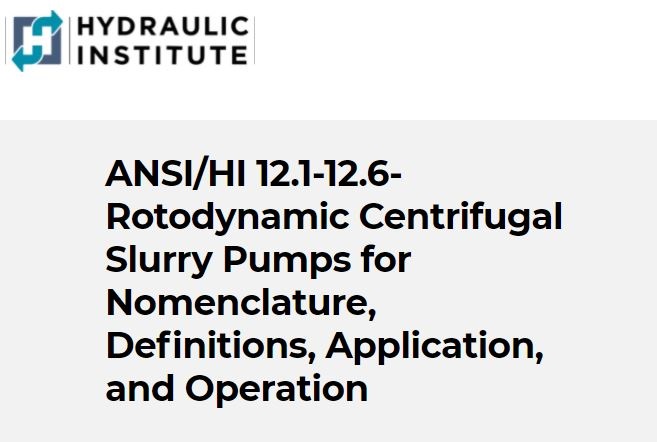 Hydraulic Institute Standards